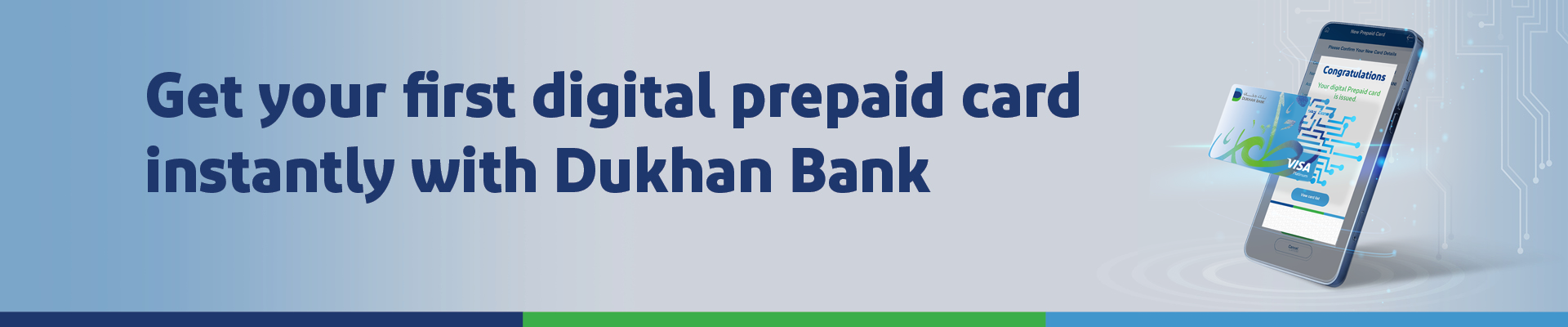 Digital prepaid card | Dukhan Bank